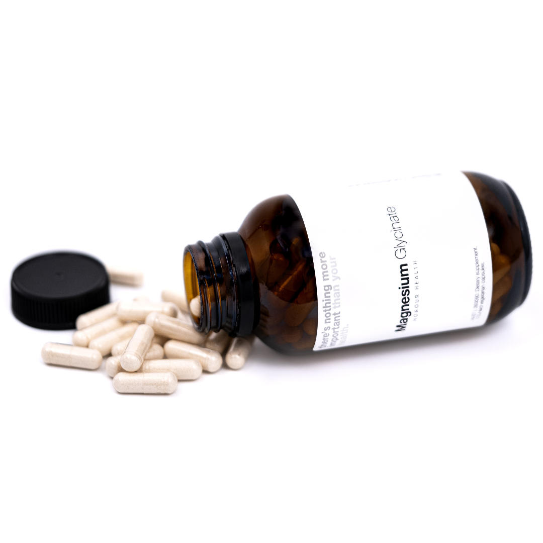 Magnesium Glycinate - Pure & Unbuffered - 110 Capsules – HONOUR HEALTH