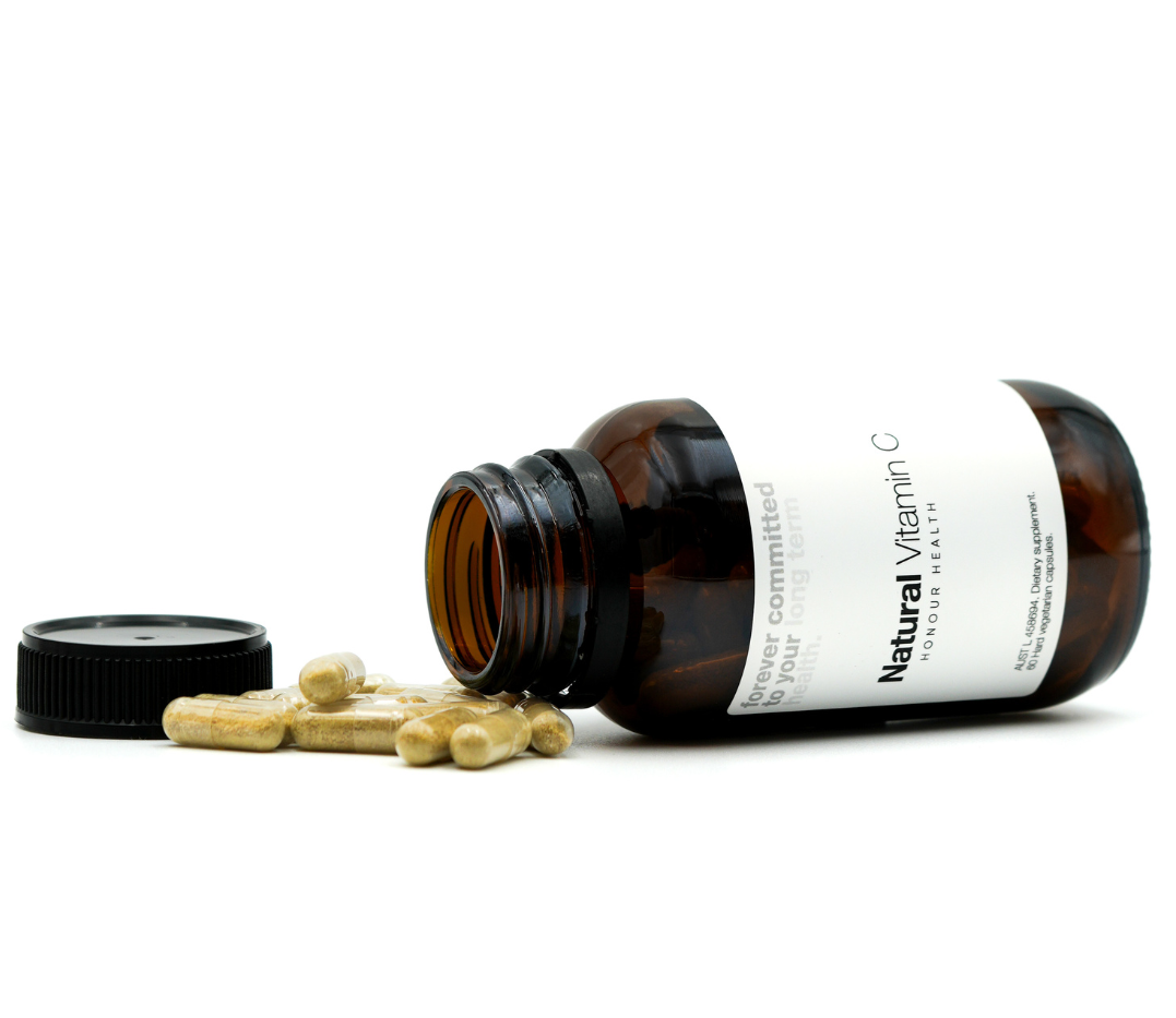 Natural Vitamin C - 60 Capsules – HONOUR HEALTH
