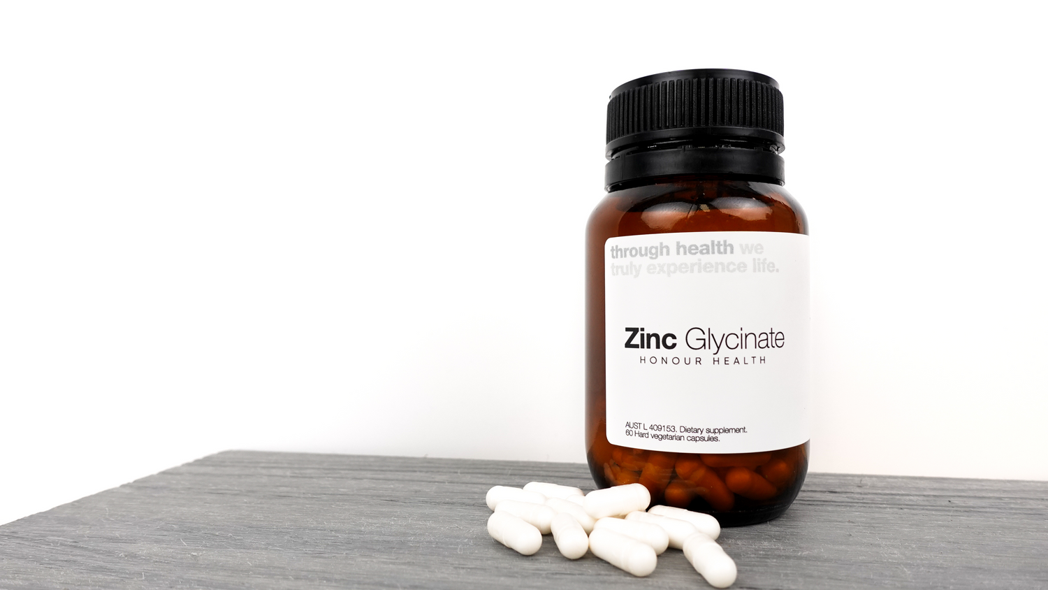 Zinc Glycinate - 60 Capsules – Honour Health